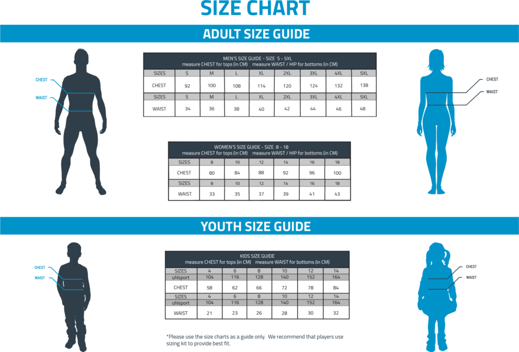 JerseySizing - UQ Football Society